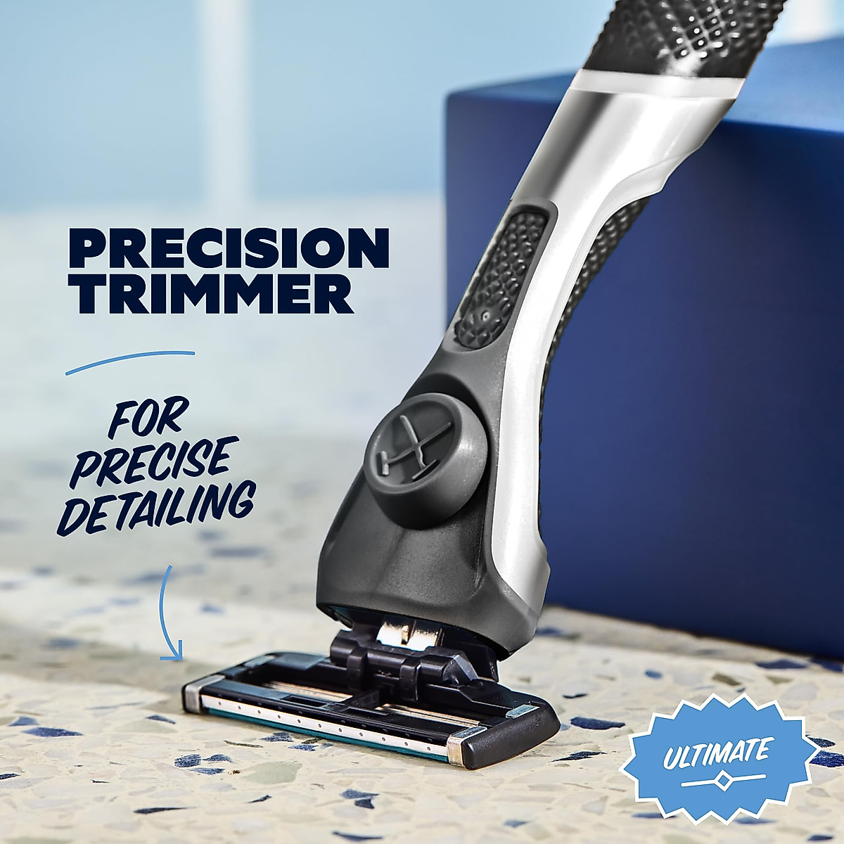 Dollar Shave Club | Ultimate Shave Set | 4 Extra Close Refill Cartridges, 1 Handle, 1 Prep Scrub 3 ounce, 1 Shave Cream 6 ounce, 1 Post Shave Dew 3.4 ounce