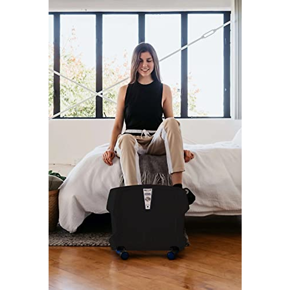 New Version - SCOOP Lateral Trainer Compact, Lightweight, Under Desk Lateral Motion Exerciser at Home Fitness for Knees, HIPS and Lower Back. Improves Strength, Balance & Mobility, Reduces Joint Pain