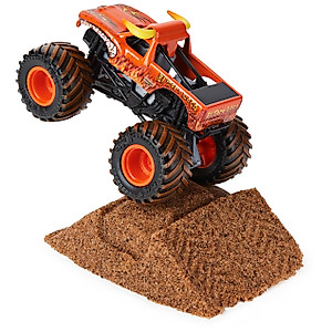 Monster Jam, El Toro Loco Monster Dirt 8oz Starter Set and Official 1:64 Scale Die-Cast Monster Truck, Kids Toys for Boys Ages 3 and up