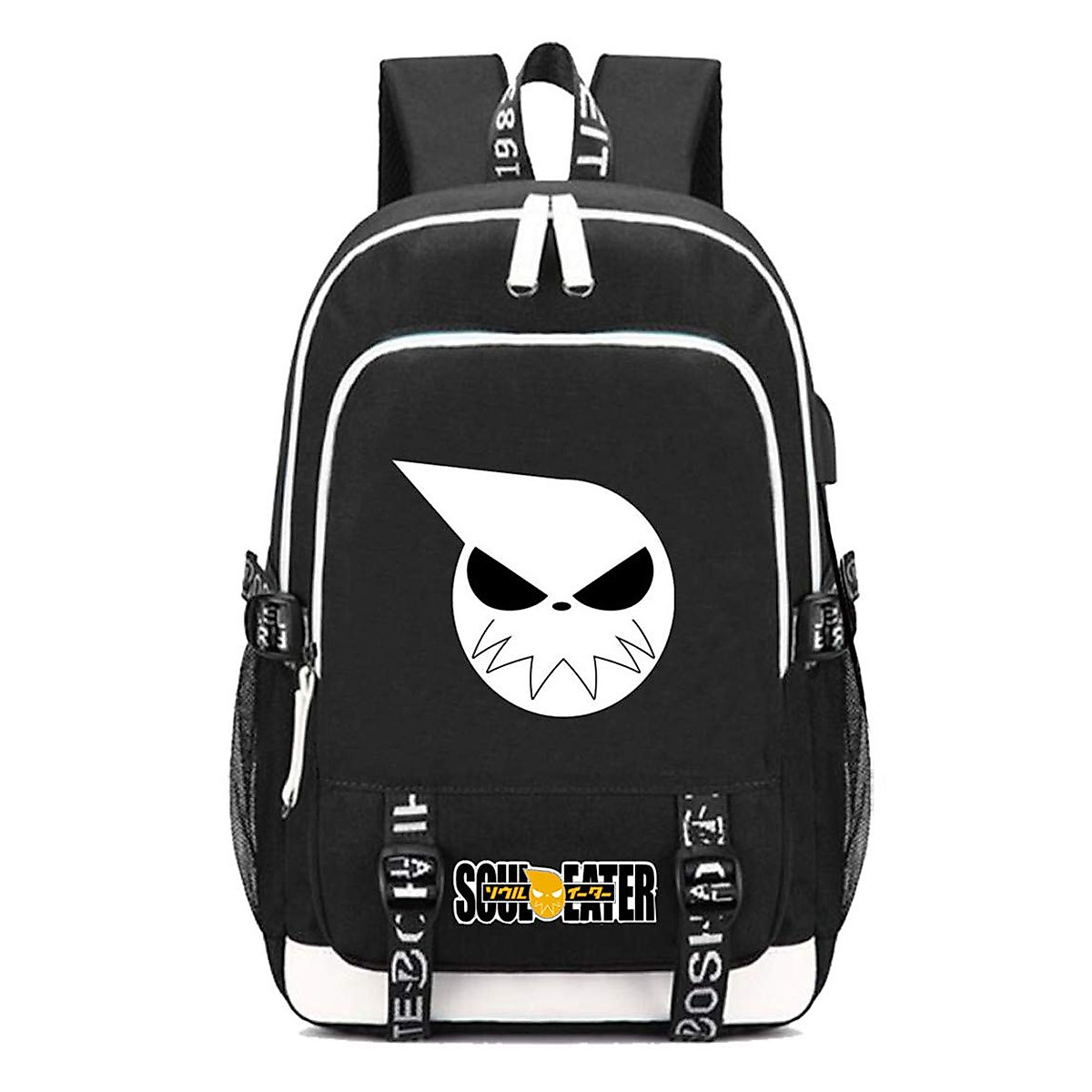 WANHONGYUE SOULEATER Anime Rucksack Schoolbag Laptop Backpack with USB Charging Port and Headphone Jack /5