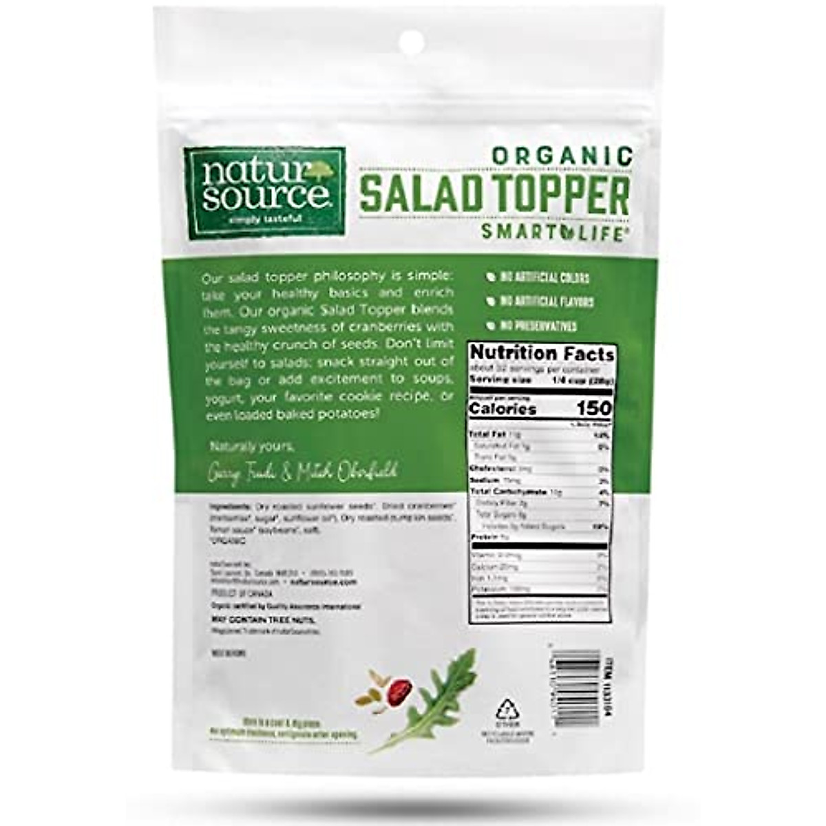 naturSource Organic Salad Topper Smart Life Gluten Free