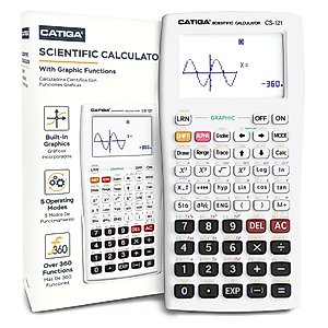 Scientific Calculator with Graphic Functions - Multiple Modes with Intuitive Interface - Perfect for Students of Beginner and Advanced Courses, High School or College