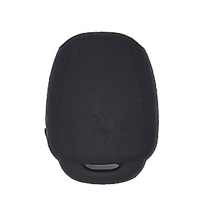 LemSa 2 Pack Keyless Entry Remote Car Key Fob Outer Shell Cover Soft Rubber Silicone Protector Keyless Jacket Case for Toyota Camry Avalon Corolla RAV4 Highlander Venza HYQ12BDM, Black Pink