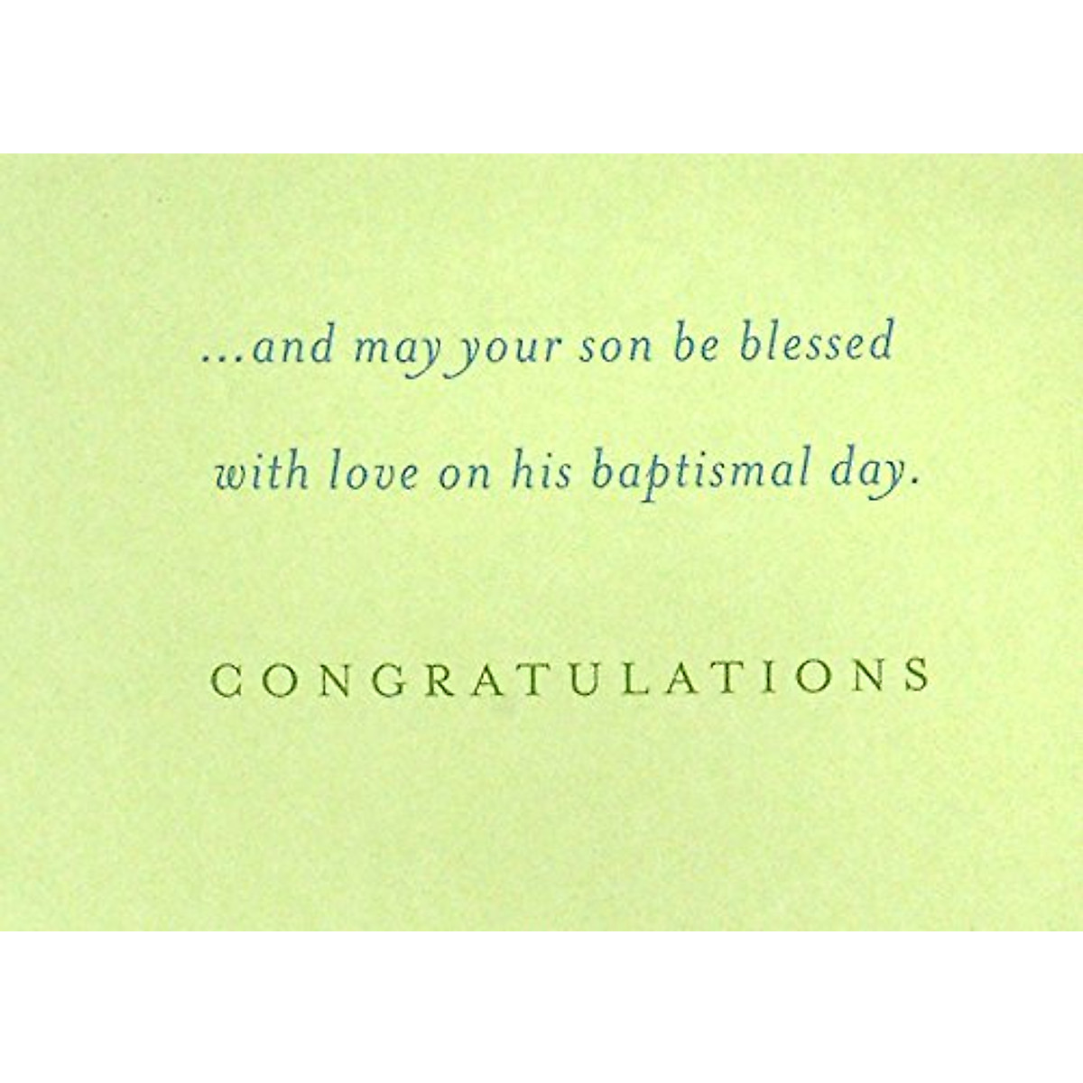 Dayspring Baptism Card for Baby Boys (Dove Cross) (0399RZA1002)
