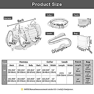 Forestpaw Tactical Dog Vest Harness and Easy Control Training Dog Collar with Bungee Dog Leash Set No Pull Military Dog Harness with Backpack for Medium Large Dogs-Coyote Brown L