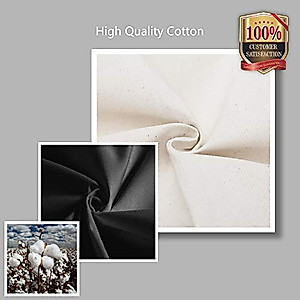 TOPDesign Embroidery Initial Canvas Tote Bag, Personalized Present Bag, Suitable for Wedding, Birthday, Beach, Holiday, is a Great Gift for Women, Mom, Teachers, Friends, Bridesmaids (Letter A)