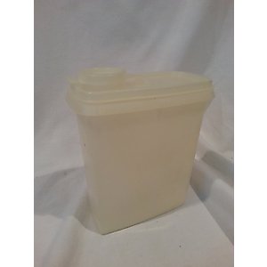 Tupperware Vintage Cereal Keeper, Store N Pour, Jr 499, Lid #509, 510, Small Pitcher, Sheer Dry Food Keeper