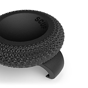 SCUF Thumbstick Grips - 4 Pack with 2 Bases - Catalyst - Joystick Thumb Grips For Xbox One and Xbox Series X & S, PS4, PS5, Nintendo Switch Pro Controller - Black