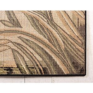 Unique Loom Barnyard Collection Area Rug - Farm (3' 3" x 5' 3" Rectangle, Cream/ Black)