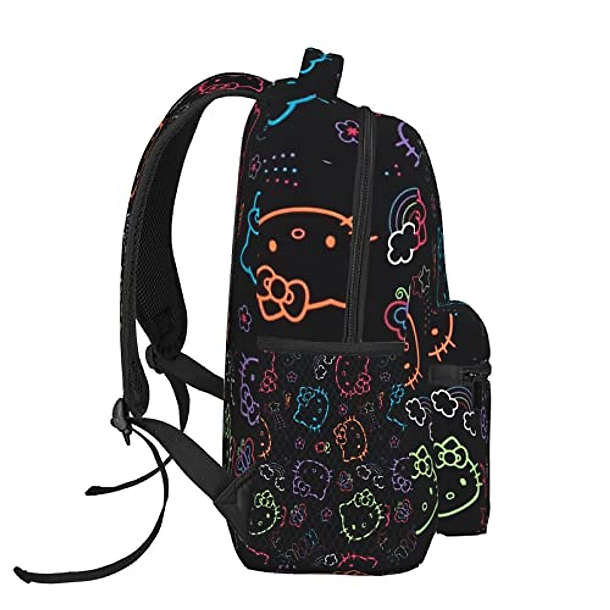 BAMARO Cartoon Anime Cat Backpack for Girls Women Lightweight Fashion High Capacity School Bookbag