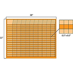 SHAPES ETC. Horizontal Chart Set of 7