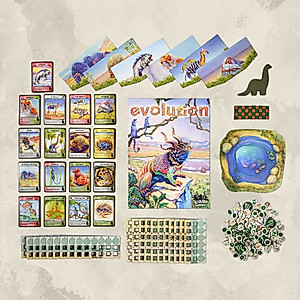 Northstar Game Studio Evolution Board Game | Beautiful Strategy Game for Adults, Teens and Families | Create Species in This Ecosystem Game | 2-6 Players, 60 Minutes, Age 12+