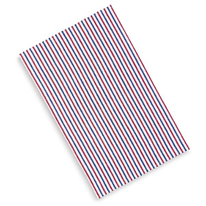 Cackleberry Home Patriotic Americana Kitchen Towel Set - One Each Embroidered, Woven, and Printed