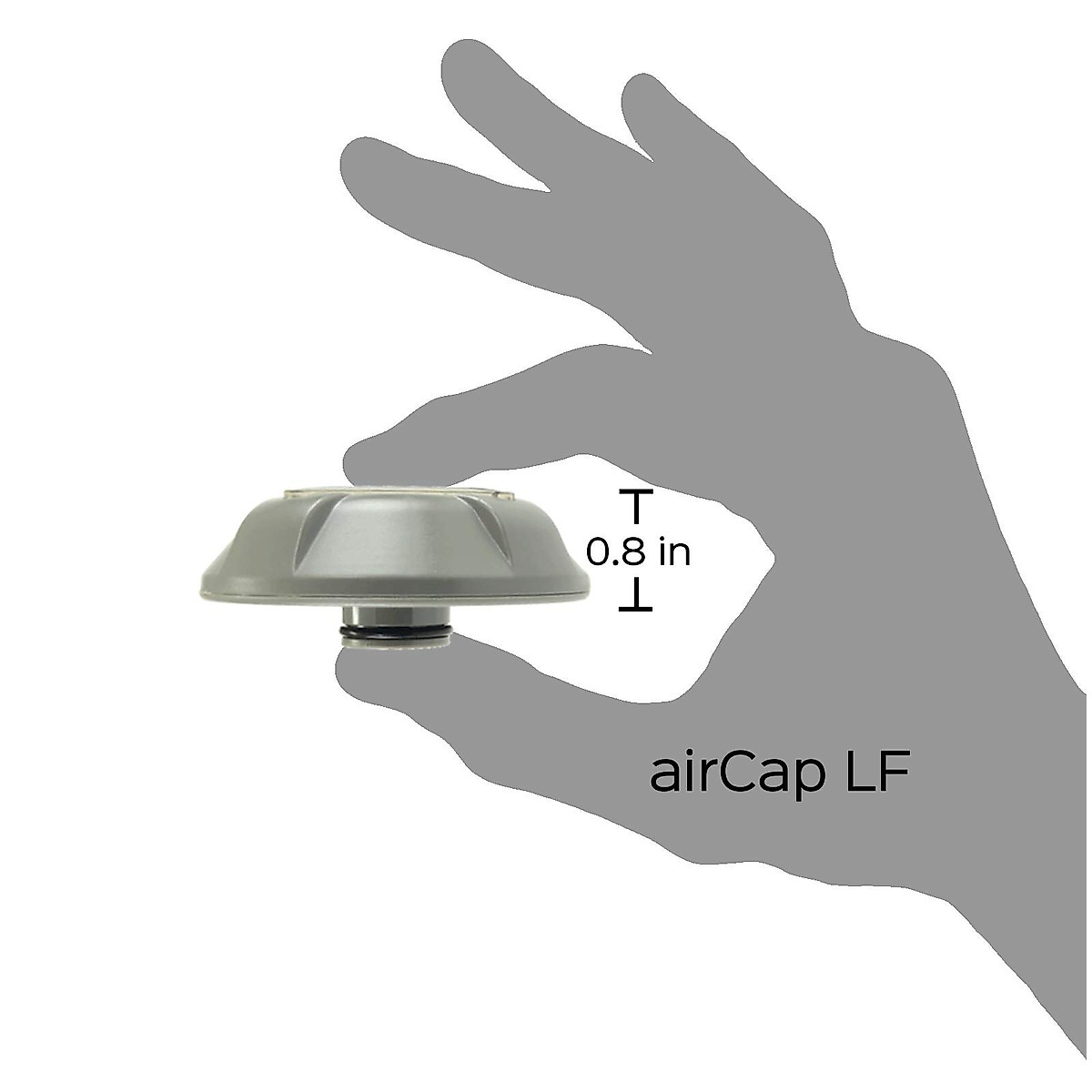 TRiB airCap LF Pressure Gauge for Inflatable SUP, RIB Boat, Kayak, Raft, fits C7/D7 Valves