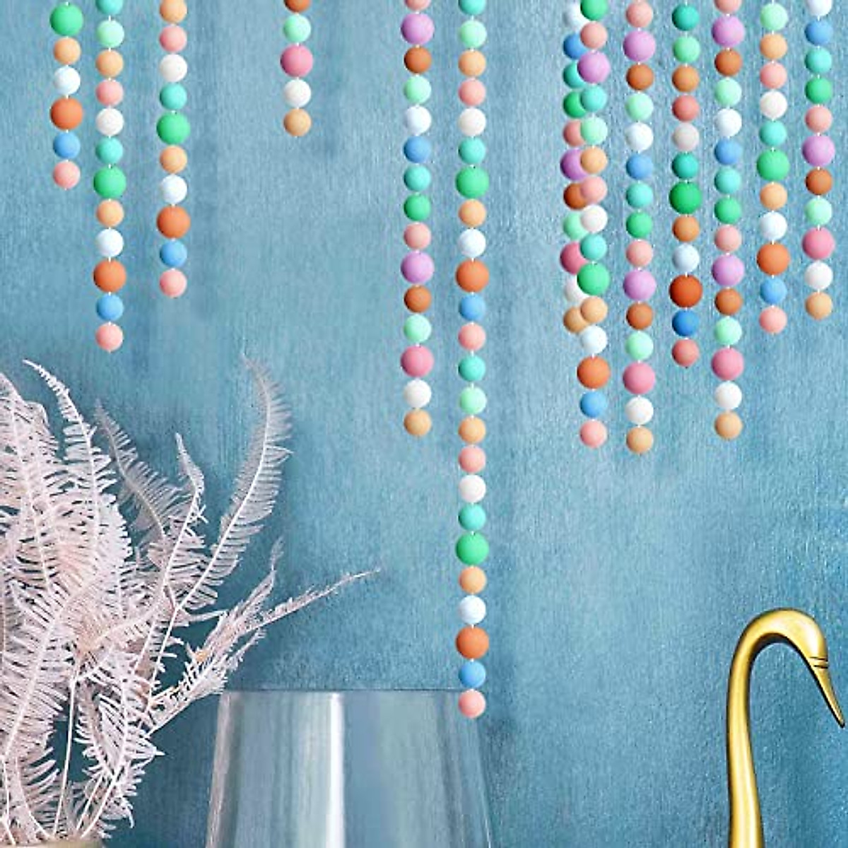 101 PCS Silicone Beads, Silicone Loose Beads for Keychain Making Round Rubber Beads Polygonal Silicone Beads Colorful Silicone Loose Pearl Beads with Rope for DIY Necklace Bracelet Jewelry Crafts