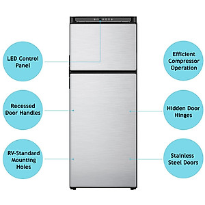 Norcold N10DCBKR 10 cu ft. DC Compressor Refrigerator