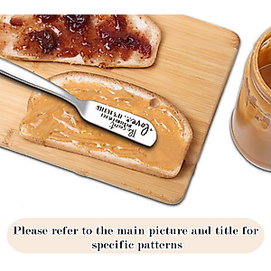 The Only Thing Better Than Butter Is More Butter Funny Butter Knife, Engraved Stainless Steel Peanut Butter Spreader Cream Cheese Knives, Novelty Anniversary Christmas Gifts for Bread Toast Lover