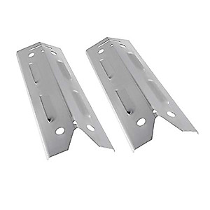 BBQration 15" x 4 13/16" Grill Parts for Brinkmann 810-4220, 810-4220-S, 810-2511-F, 810-2511-S Stainless Steel Heat Plates, Burners and Carry Over Tubes for Brinkmann Gas Grill Model