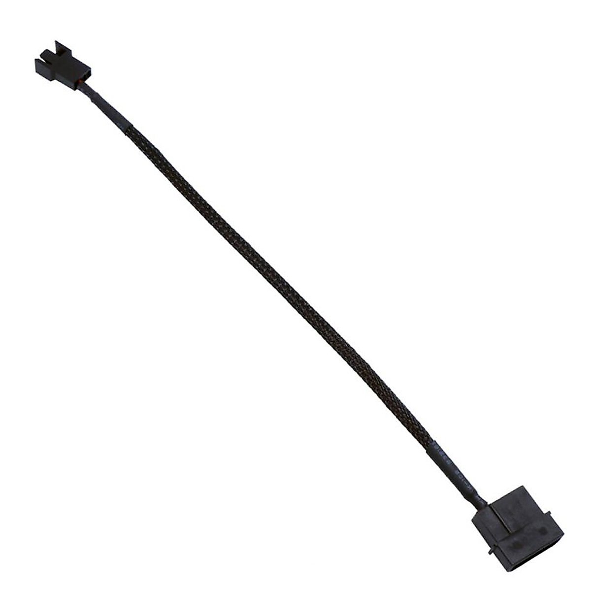 OPSFALCON 2 Pack 4-Pin (Actual 2-Pin) Molex to 3 Pin 12V PC Case Fan Power Adapter Cable, 3-Pin or 4-Pin (PWM Connector) to Molex Computer Case Fan Power Adapter Cable