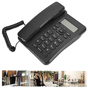 Corded Telephone for Home and Office - Desk with Wired Landline Connection Ideal for Business Use