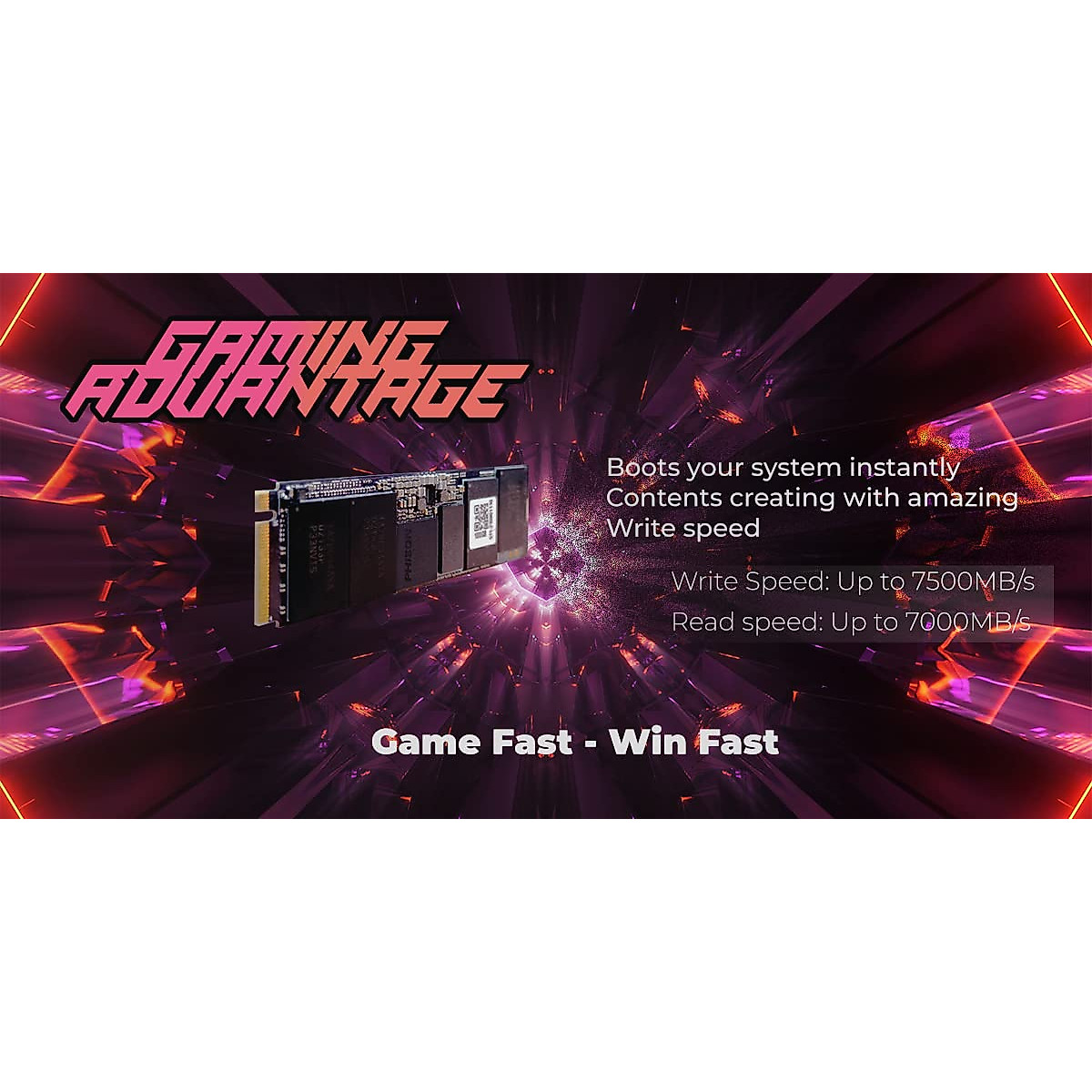 SSTC E18 2TB M.2 NVME SSD Read/Write Speed Up to 7000/6800 MB/s