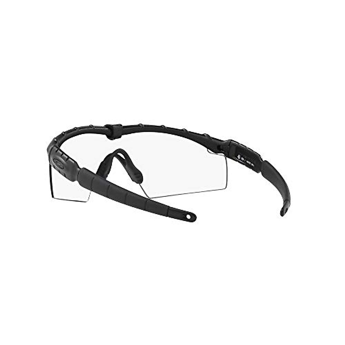 Oakley SI Men's OO9213 M Frame 2.0 Industrial Rectangular Sunglasses, Matte Black/Clear, 32 mm