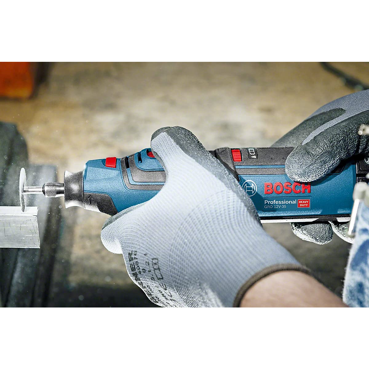 Bosch Professional 06019C5000 GRO 10.8 V Rotary Tool Bare Unit - Blue