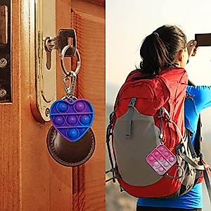 JHXXXL 30Pack Party Favor,1.96''Mini Pop Fidgte pop Keychian Bulk Pop Fidget Pack for Kids Teens ,Stocking Stuffers Birthday Party Supplies ,School ,Goodie Bags Fillers,Prizes ,Students Gifts