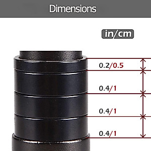 Glaray Bike Stem Extender Bicycle Fork Stem Riser 28.6mm Handlebar Extension Head Up Adapter for Mountain Bike, Road Bike, MTB, BMX