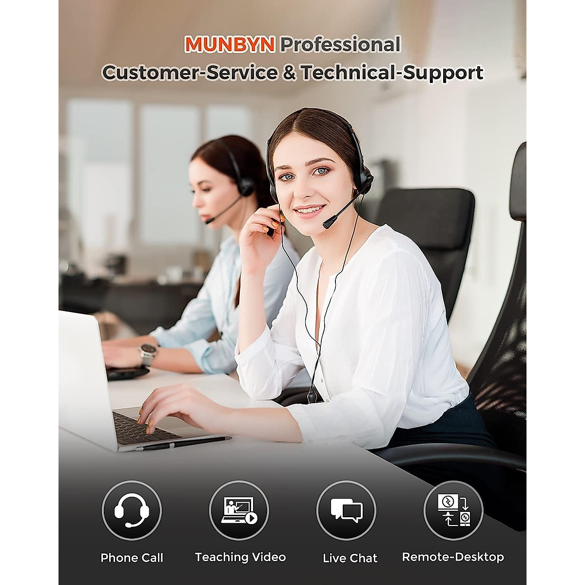 MUNBYN Thermal Label Printer 300DPI, 4x6 USB Shipping Label Printer for Shipping Packages & Small Business, Thermal Printer for Shipping Labels with USPS Shopify Ebay, One-Click Setup for Windows Mac