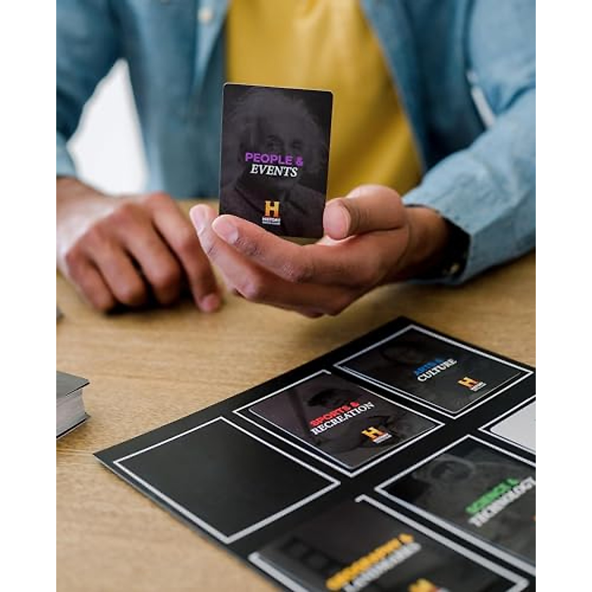 HISTORY Channel Trivia Game - 2000+ Fun General Knowledge Questions for Adults, Family and Teens in The Pursuit of Trivial Knowledge - The Perfect Party Card Game for Board Games Night with your Group