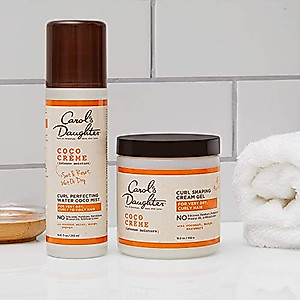 Carol’s Daughter Coco Creme Curl Perfecting Water Coco Mist, with Coconut Water, Silicone Free Curl Refresher Spray, Paraben Free Curl Activating Mist for Very Dry, Curly To Coily Hair, 5, 8.4 Fl Oz