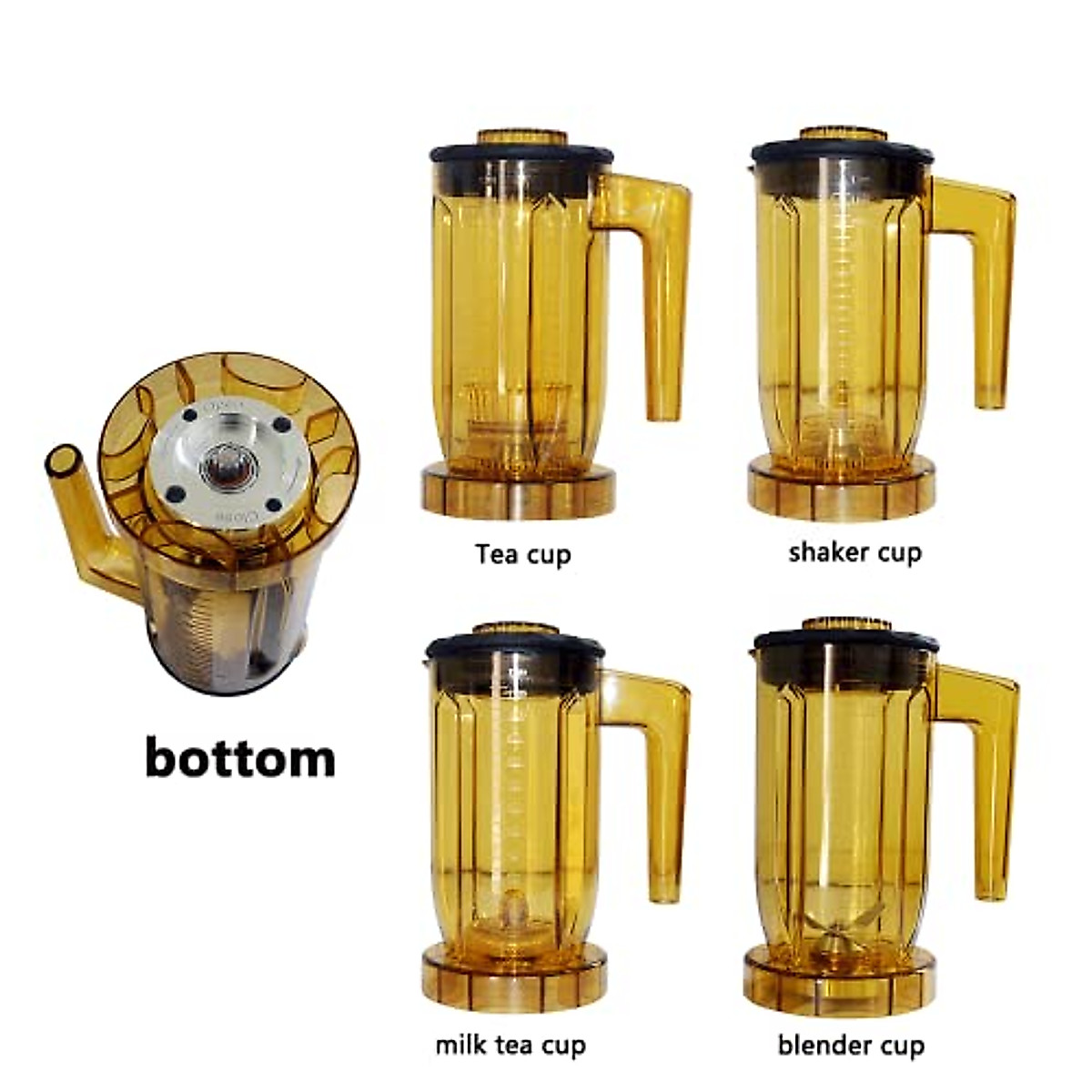 Mai lelu 4 in 1 Tea Breawing Machine Milkshake Blender Smoothie Maker Machine Multifunction Food Blender Brew Cream Milk Shaker