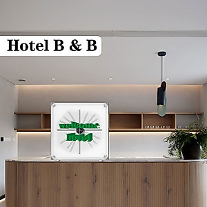 Missyou 3D Hologram Fan Cover ,Hologram Fan Protective Cover for Collectibles Assemble Clear Acrylic Box Alternative Glass Case (Suitable for 27.5" and below (H 26.7"*W 7.8*L 26.7"))