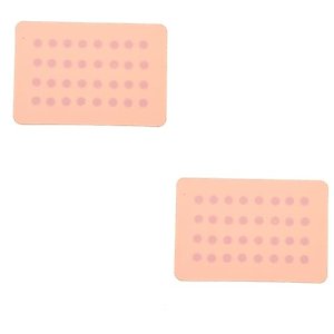 Mobestech 2pcs Skin Test Training Module Mannequin Injection Practice Pad Iv Supplies Nurse Intradermal Injection Training Pad Injection Training Module Skin Injecting Training Model