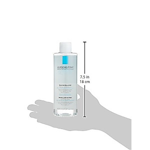 La Roche-Posay Micellar Cleansing Water for Sensitive Skin, Micellar Water Makeup Remover, Cleanses and Hydrates Skin, Gentle Face Toner, Oil Free
