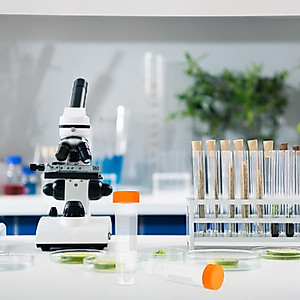 iplusmile Centrifuge Tubes Plastic Vial, 50ml Polypropylene Centrifuge Tube Flat-Bottom Tube Containers with Screw Cap for Laboratory Lab School Educational, 50pcs