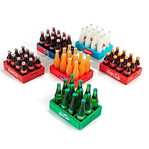 RC Car 1/10 Mini Bottle and Tray Model Toys Decorative Accessories for CC01 RC4WD Axial SXC10 Tamiya D90 D110 TRX-4 Trx4 Rock Crawler Car TF2 (Silver)