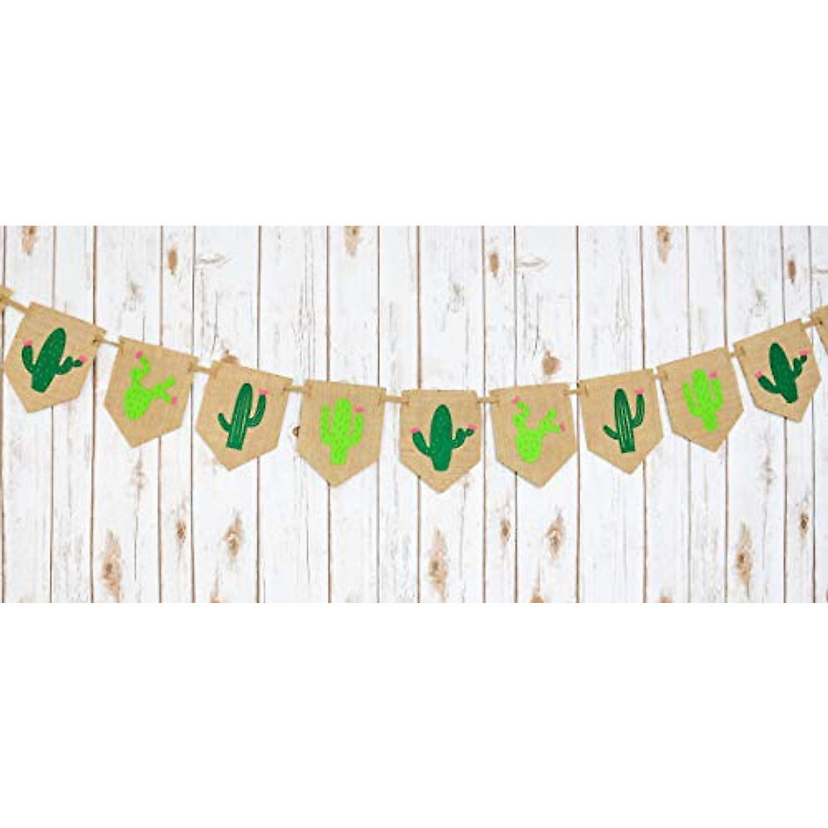 Cactus Party Supplies | Cactus Decor | Taco Party | Burlap Fiesta Party | Birthday Decorations | Cactus Wall décor | Cactus Banner | Nursery décor| Mexican Theme Banner | Fiesta Cactus Sombrero Salsa