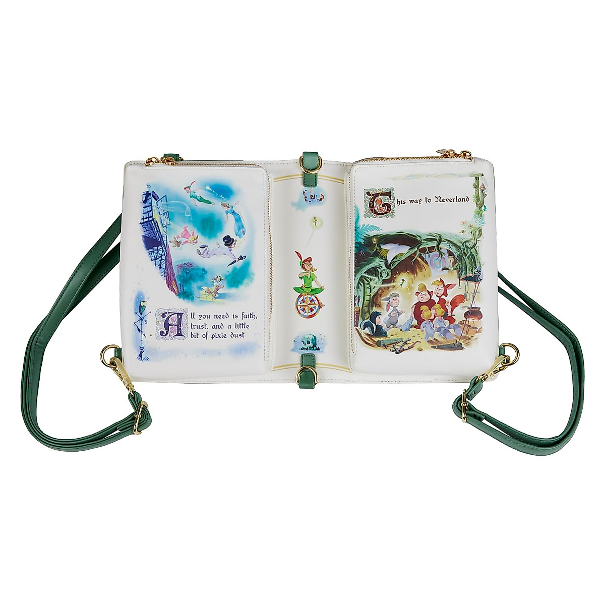 Disney Peter Pan Book Series Convertible Backpack