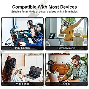 Tobysome Replacement A10 A40 A30 Cable Cord Wire for Connect Astro A10 Astro A40 Gaming Headset to Xbox One,Playstation 4 PS4 Controllers,Smartphone,MixAmp with 3.5mm Aux Jack(2M,with Volume Control)