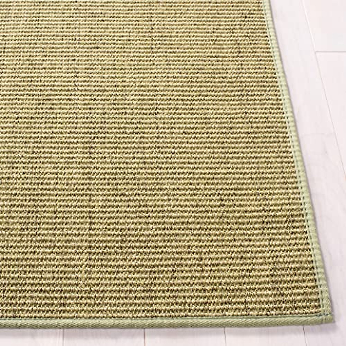 MARTHA STEWART x SAFAVIEH 2'3" x 12' Green MSR9501Y Farmhouse Sisal & Jute Runner Rug