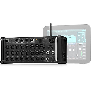 Behringer XAir XR18 18-Channel 12-Bus Portable Digital Mixer for iPad or Android Tablet, with Integrated Wi-Fi, 16 Midas-Designed Preamps, With 4 Pack 15' XLR (M) to XLR (F) Microphone Cables