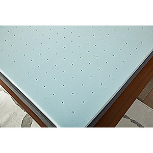 Bedsy Sleep 3" Gel Memory Foam Mattress Topper, Soft, Twin