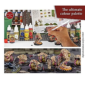 The Army Painter - Wargamers Complete Upgrade Miniature Paint Sets - Acrylic Model Paints for Plastic Models, 74 Warpaints - 57 Acrylic, 3 Metallic, 7 Effects Warpaints for Models,7 Quickshade Washes