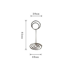 YOVECATHOU 10 Pcs Wedding Table Card Number Holders Photo Menu Name For Anniversaries Birthday Party Home Decorations Silver