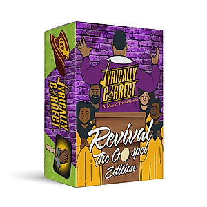 Lyrically Correct Music Trivia Card Game | Multi-Generational Family Gatherings, Adult Game Night and Fun Trivia (The Revival Gospel)