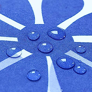 BOYIAN Flower Shower Curtain German Iris Floral Decor Spring Nature Theme Green Leaves Purple Fabric Bath Curtains Bathroom Accessories Polyester with Plastic Hooks 70x70 Inch