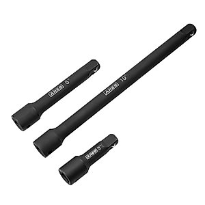 ARES 70031-1/2-Inch Drive Impact Extension Bar Set - 3-Inch, 5-Inch, and 10-Inch Laser Etched Socket Extensions Expand the Range of Impact Drivers