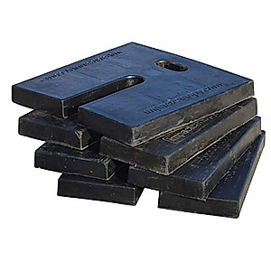 Impact Canopy Rubber Weights for Outdoor Canopy, Set of 4